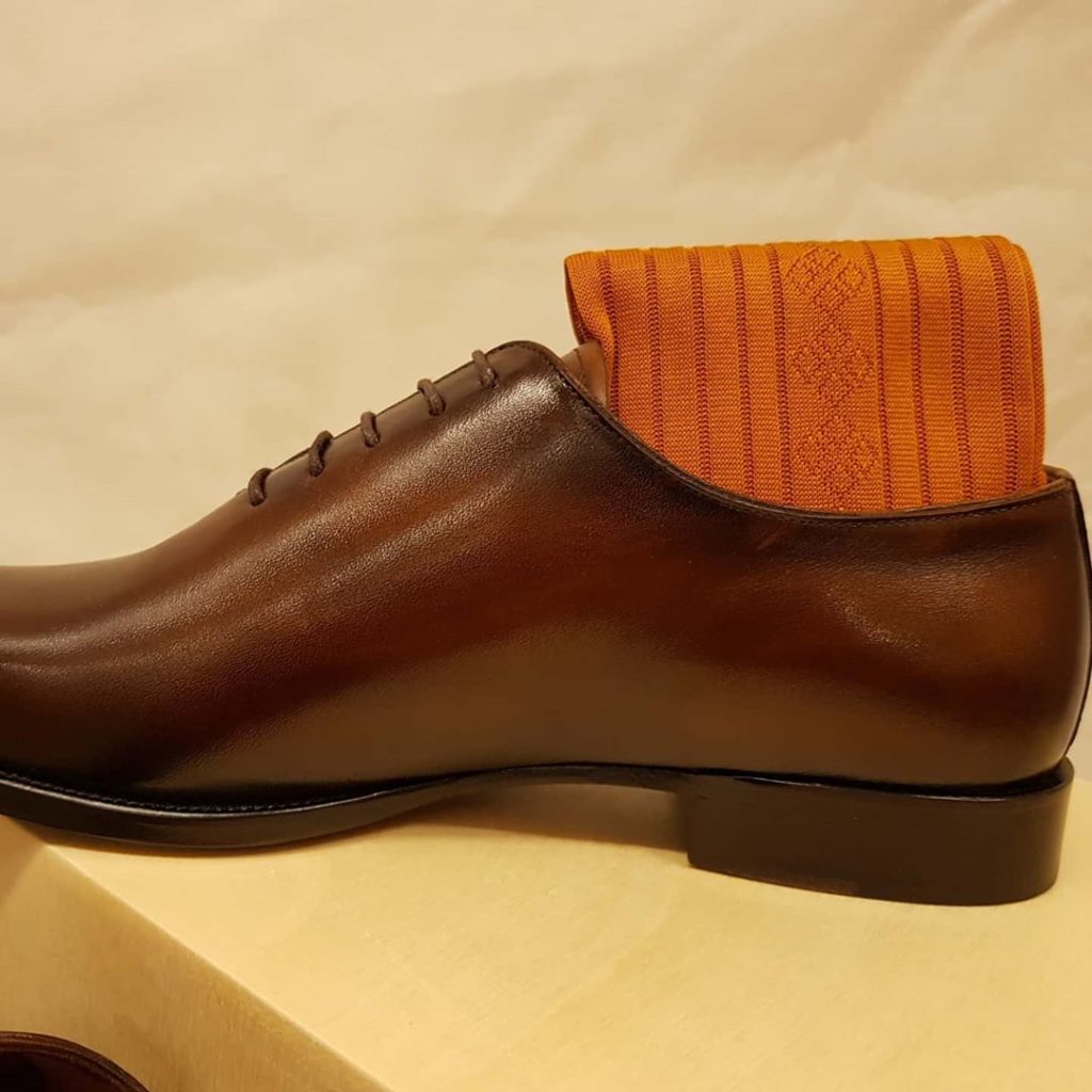 Cotton Diamond Textured Golden Socks – Viccel